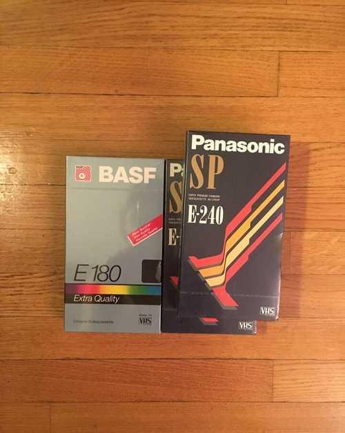 Видеокассеты новые VHS Panasonic, ваsf