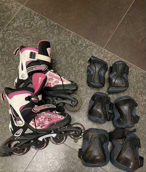 Ролики rollerblade детские размер 31-33