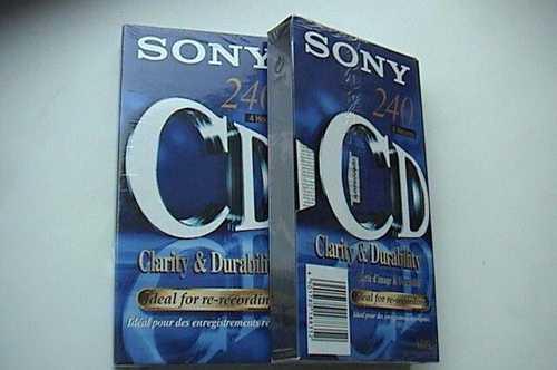 Кассеты VHS sony E-240CDE запечатанные