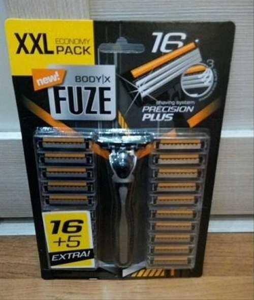 Станок для бритья body-x fuze xxl pack 21 кассета