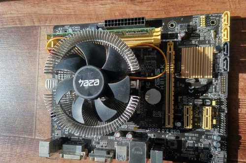 Intel Core i3-4170С материнкой платой, кулером и о