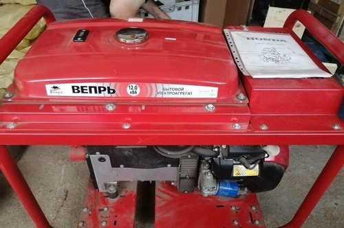 Бензиновый генератор Вепрь (Россия) абп 12-Т400/23