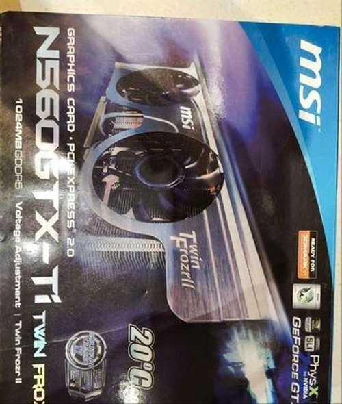 Видеокарта MSI N560GTX-TI