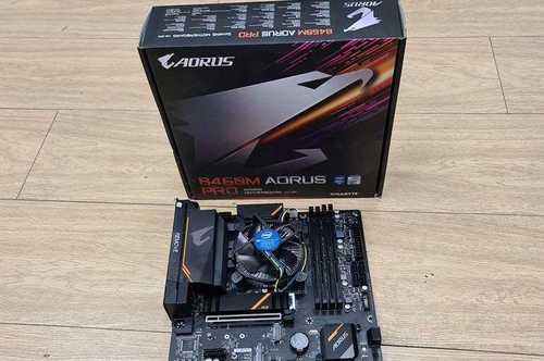 Gigabyte b460m aorus PRO + core i5-10400f