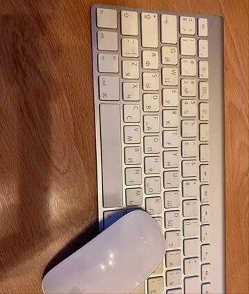 Клавиатура Apple A1314 Wireless + magic Mouse