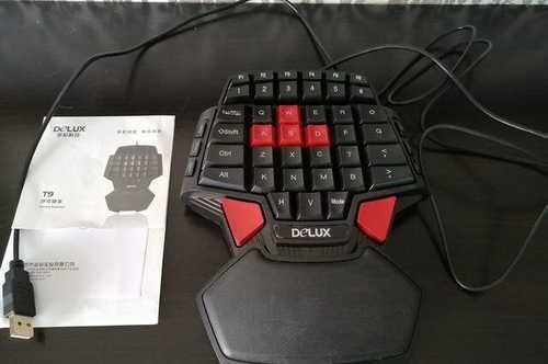 Игровая проводная клавиатура Delux T9