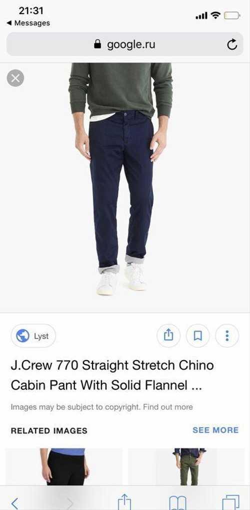 Брюки чиносы JCrew