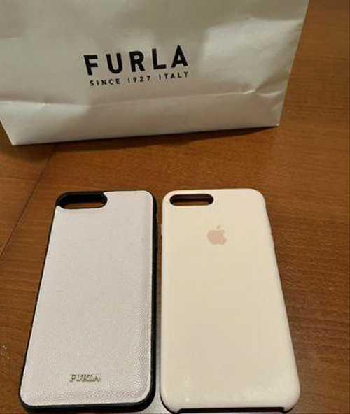 Чехол на iPhone 7 8 plus furla кожаный (оригинал)
