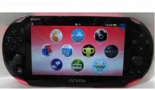 PS Vita Slim Pink Black + 128Gb (Игры)