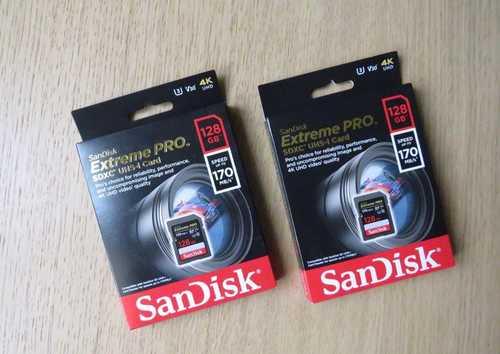 Карта памяти sdxc SanDisk 128GB Extreme Pro 1ш