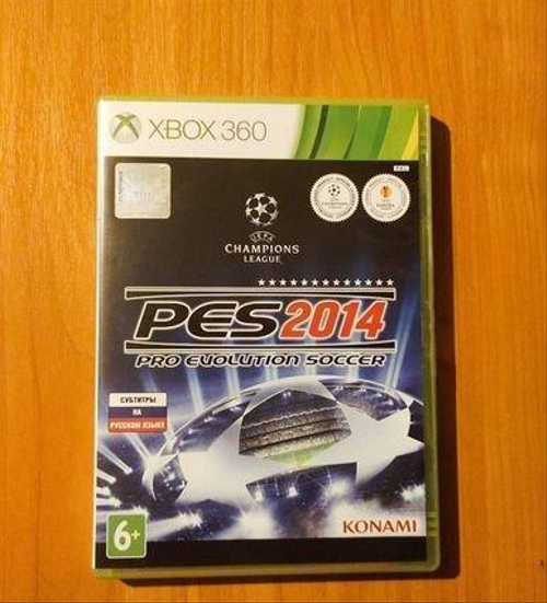 Игра футбольная на Xbox 360 (PES 2014)
