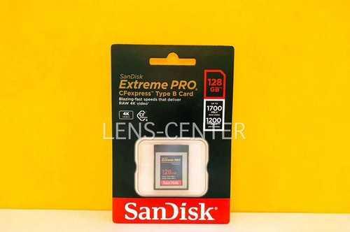 Карта памяти CFexpress Sandisk 128Gb 1700mb/s 1200