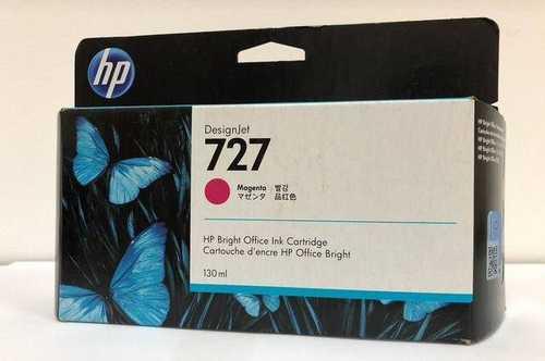 Картридж струйный HP 727 B3P20A пурпурный