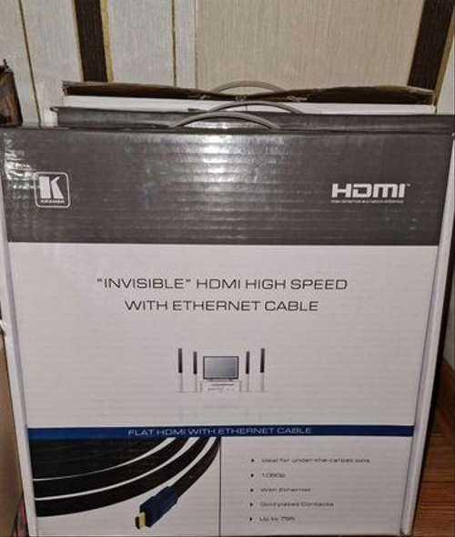 Кабель hdmi kramer 22,9м, C-HM/HM/flat/ETH-75