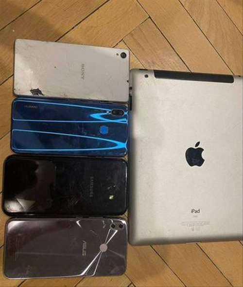 На запчасти iPad, samsung, huawei, sony, asus