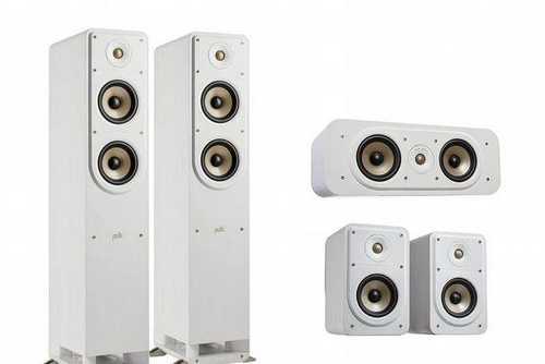 Комплект акустики 5.0 Polk Audio ES50+ES15+ES30 wh