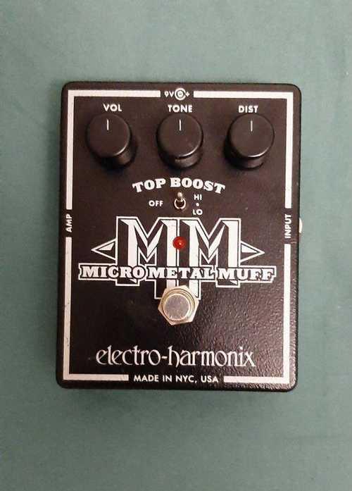 Гитарная педаль перегруза EHX Micro Metal Muff