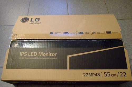 Монитор LG 22MP48-P IPS DVI + D-SUB