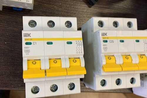 Автоматические выключатели IEK ва47-29 4.5кА; ва47