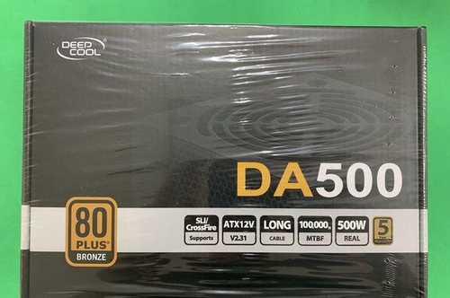 Deepcool Aurora DA500N 500W 80+ Bronze новый