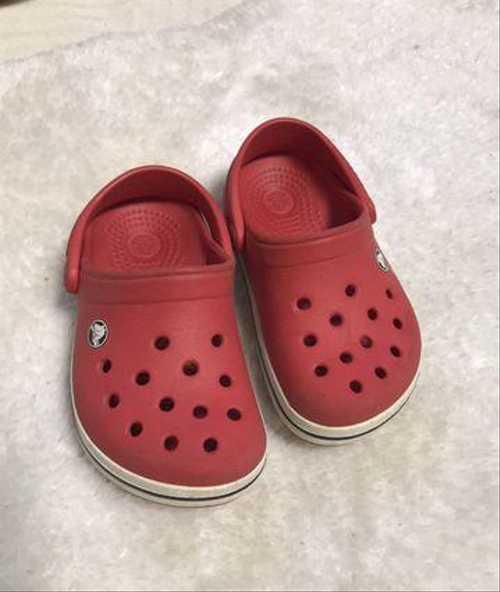 Crocs сланцы с6/7 (14 см)