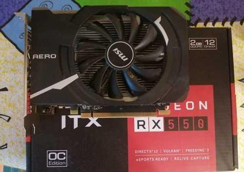 Видеокарта RX550 2G
