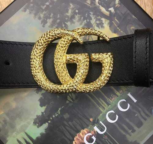 Ремень gucci c пряжкой double GG