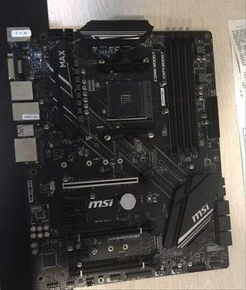 Msi x470 gaming plus max (6 штук pci)
