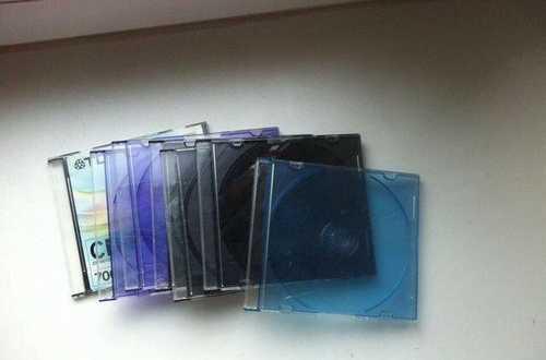 Пустые коробки для дисков CD или DVD, за все 7 шт