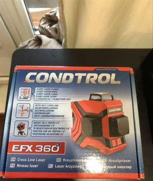 Лазерный нивелир condtrol EFX 360-3