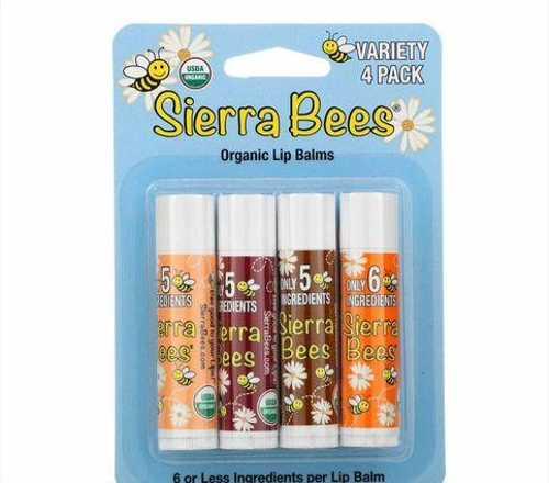 Набор гигиенических помад, 4шт, iherb