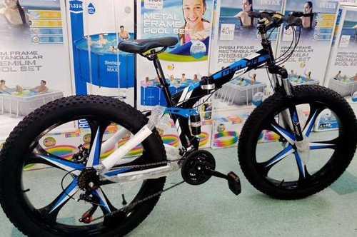Велосипед фэтбайк на литых дисках новый fatbike
