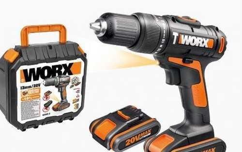 Дрель-шуруповерт ударная worx WX371.1