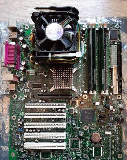 Материнская плата 478 + Pentium 4