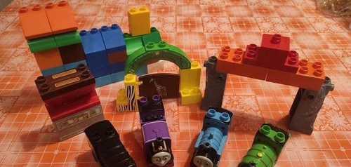 Lego duplo аналог Томас и друзья Megabloks