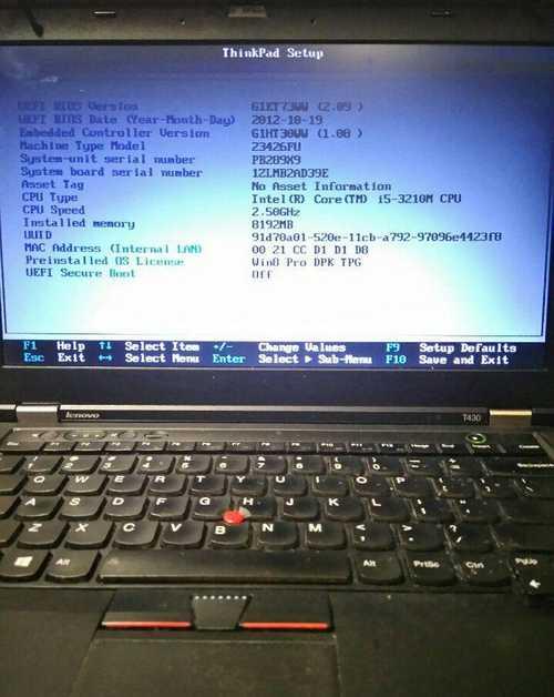 Lenovo ThinkPad T430