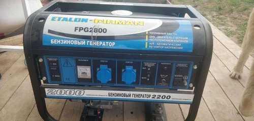 Бензиновый генератор etalon fpg2800