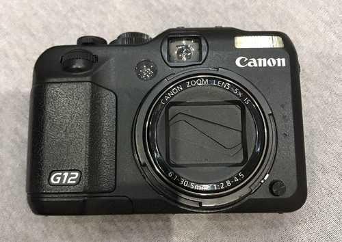 Компактный фотоаппарат Canon g12 на запчасти