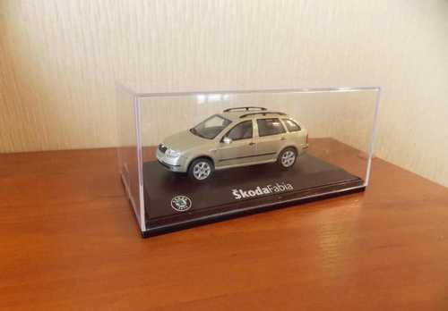 Skoda Fabia фирменная модель 1:43