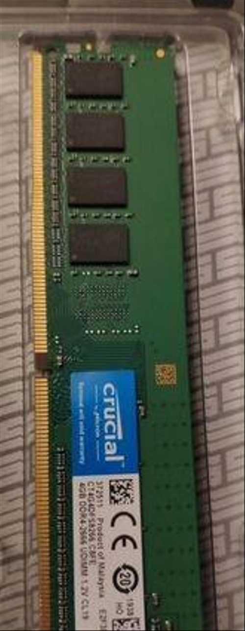 Модуль памияти Crucial DDR-4 2666 - 4Gb