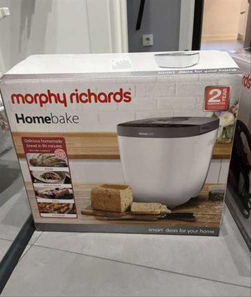 Хлебопечка новая morphy richards