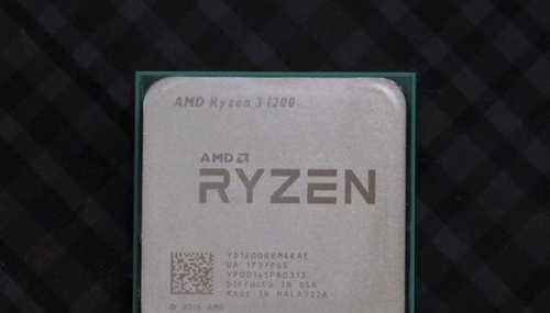 Процессор AMD Ryzen 3 1200 sAM4, 4 x 3100 мгц