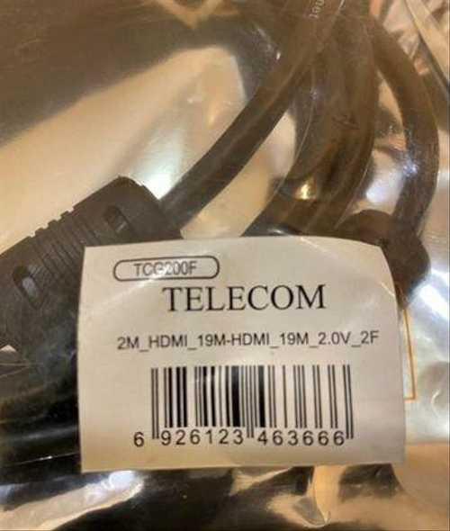 Кабель Telecom hdmi 19M/M ver 2.0,2m
