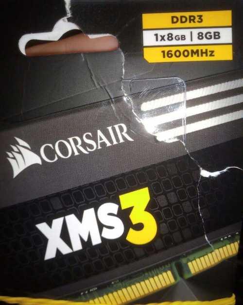 Corsair ddr 3 1600mhz на 8 gb