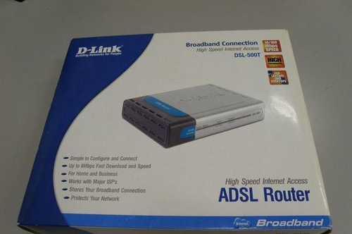 Adsl модем (роутер) D-Link 500T