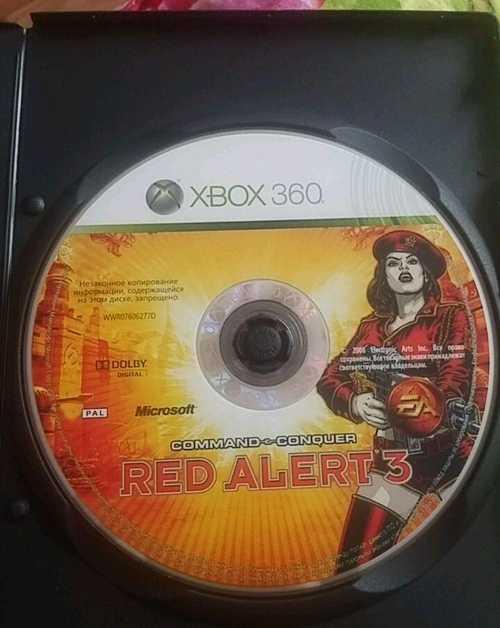 Игра Command & Conquer: RED Alert 3 xbox 360 б\у