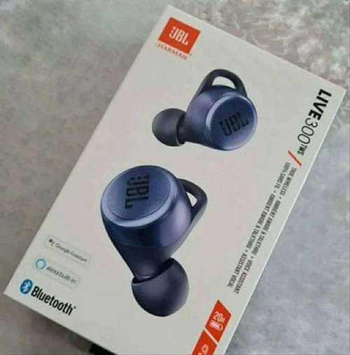 Беспроводные наушники JBL Live 300TWS blue