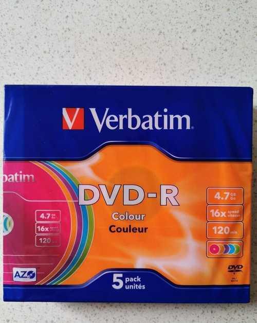 Verbatim DVD-R 4,7Gb 5шт