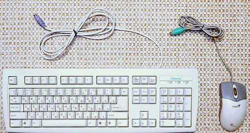 Комплект Клавиатура Chicony KB-2971 PS/2 +мышь