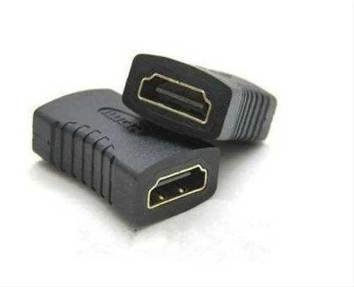 Переходник hdmi соединитель (гнездо-гнездо)